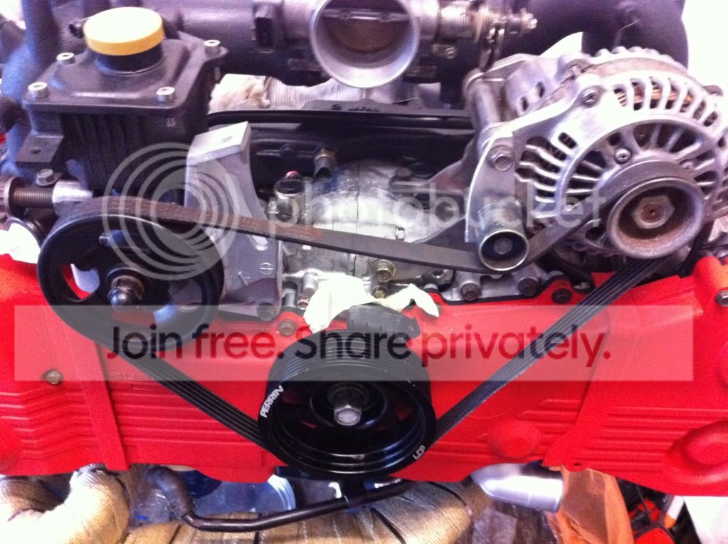 Alternator and P/S relocation | Subaru Impreza Owners Club - Type RA